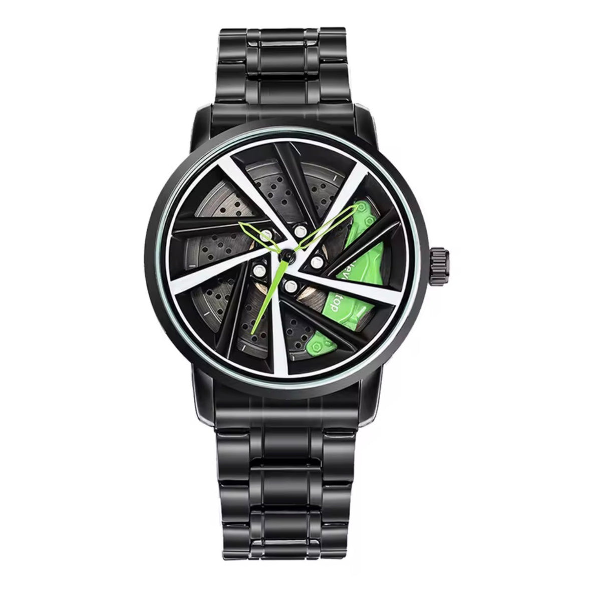 URUS GYRO NS - Never Stop Watch With Rotating Wheel And Chain Strap– RIGOUT