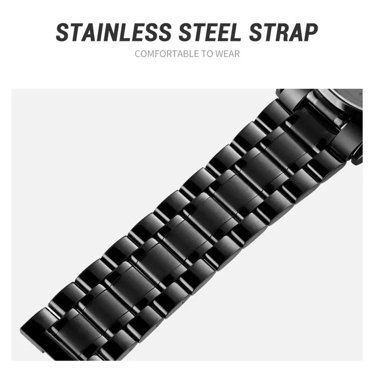 Black Red Sport Rim Watch with Stainless Steel Strap | Buy Automatic ...