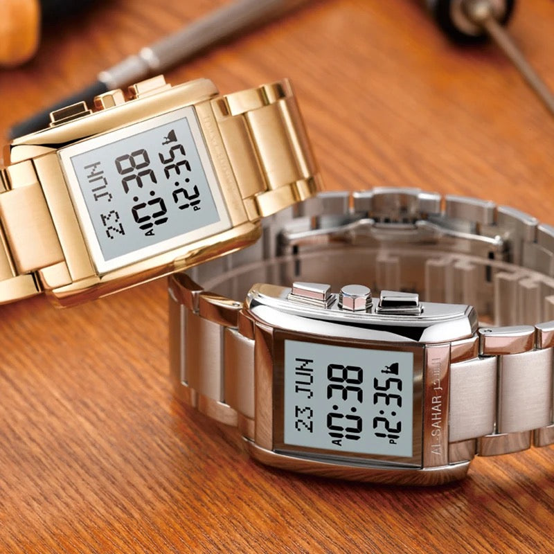 Fajr - Hybrid Digital Rectangle Watch– RIGOUT