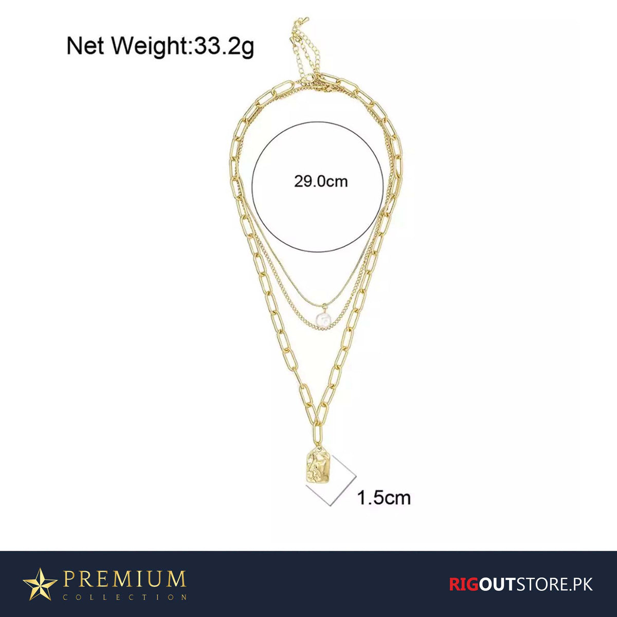 Golden Curb Chain with Bar Pendant - Buy Minimal Women's Jewellery in ...